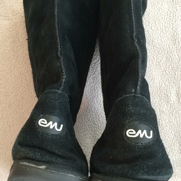 Emu | Shoes | Emu Brand Black Lambswool Lined Boot | Poshmark